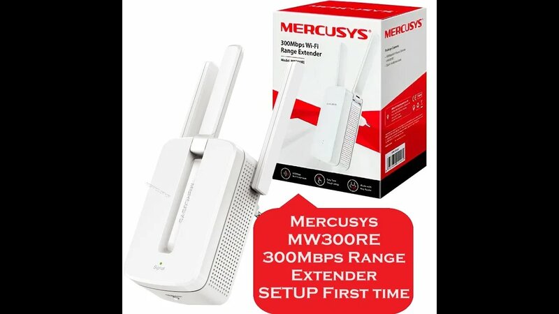 Mercusys Mw300re 300Mbps Range Extender Setup to Boost WIFI signal ...