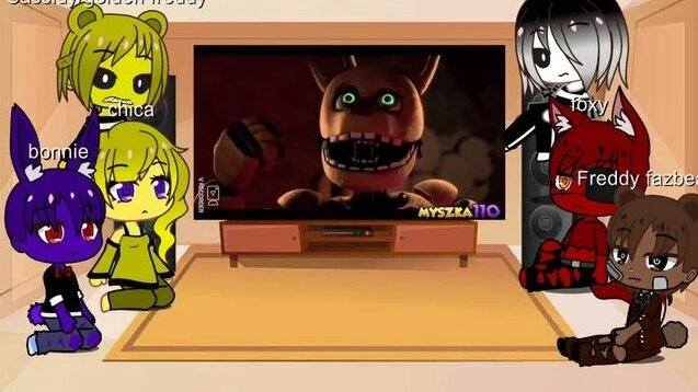Fnaf 1 reacts to Darkest Desire Collab by Lunatic Hugo - Смотреть ...