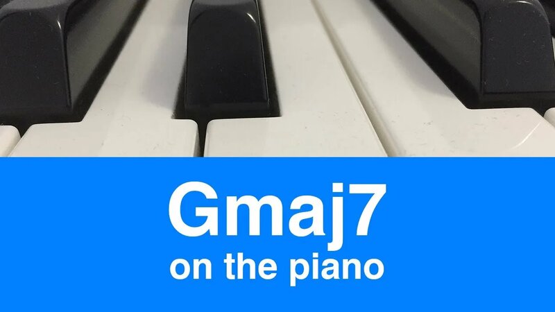 G Major 7 (Gmaj7) Chord: How To Play It On Piano! - Смотреть онлайн в ...