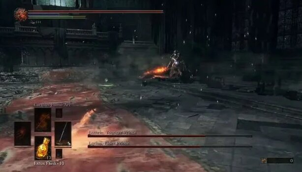 Dark Souls 3 - Lorian, Elder Prince & Lothric, Younger Prince Boss ...