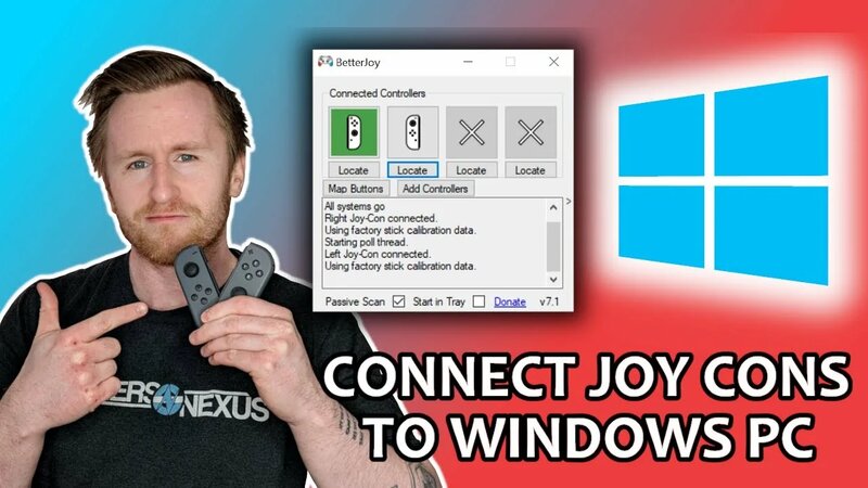 How To Connect Nintendo Switch Joy Cons To Windows PC With BetterJoy ...