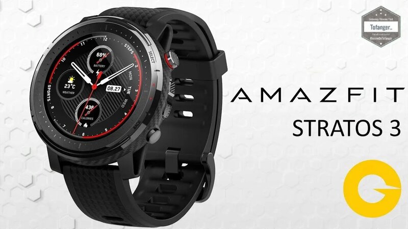 Xiaomi Amazfit Stratos 3 Smartwatch - App Zepp - Android & iOS - Montre ...