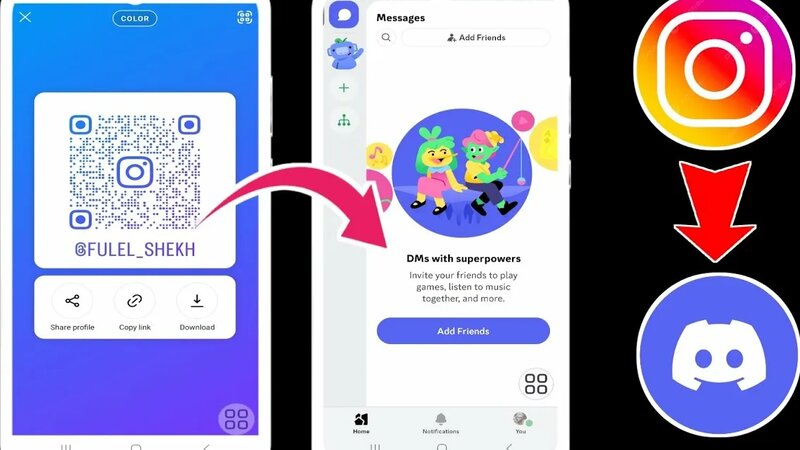 Как связать Instagram с Discord 2024 | Подключить Instagram к учетной ...