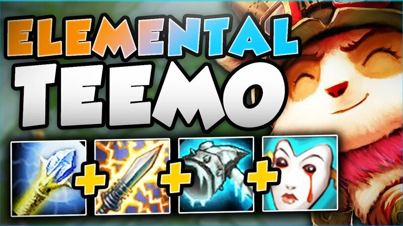 NEW Elemental Teemo! THE Ultimate Hybrid Teemo Build! Teemo Season 8 ...