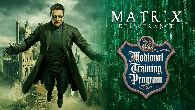 Matrix Deliverance - Neo is flying in the Medieval Training Program ...