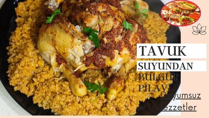 Tavuk suyundan bulgur pilavı tarifi, Bütün ve susuz pişirdiğim tavuğun ...
