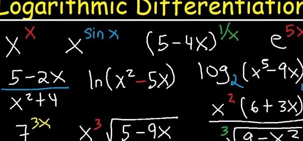 Logarithmic Differentiation - Rules, Examples, Exponential Functions ...