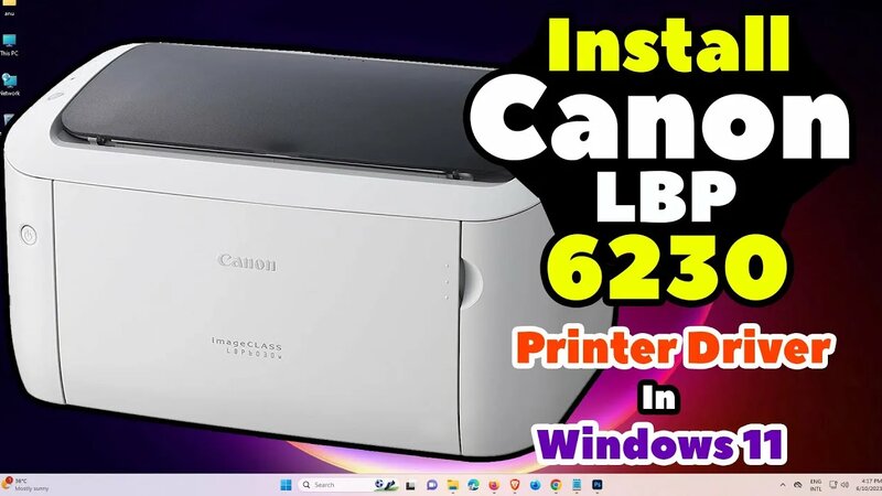 How to Install Canon LBP 6030 Printer Driver in Windows 11 - Смотреть ...
