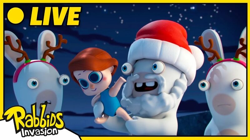 Merry Christmas! 24h/24 Cartoon for Kids | Rabbids Invasion - Смотреть ...