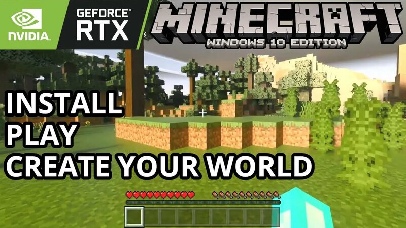 Minecraft Windows 10 - How To Install & Play Minecraft RTX Enable Ray ...