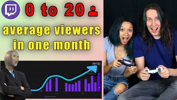 How to grow from 0 to 20 average viewers on twitch in a month - EroFound