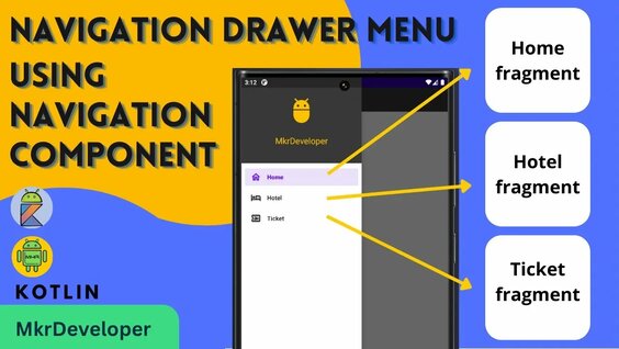 How To Implement Navigation Drawer Menu Using The Navigation Component 2955