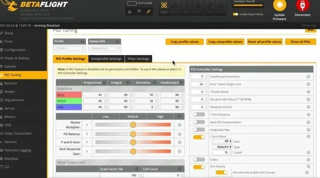Быстрая настройка PID на Betaflight 4.2 для ленивых - Смотреть онлайн в ...