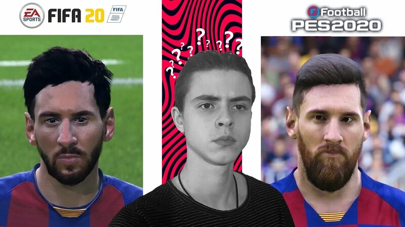 Сравнение Графики FIFA 20 Против PES 2020 I Pro Evolution Soccer 2020 ...
