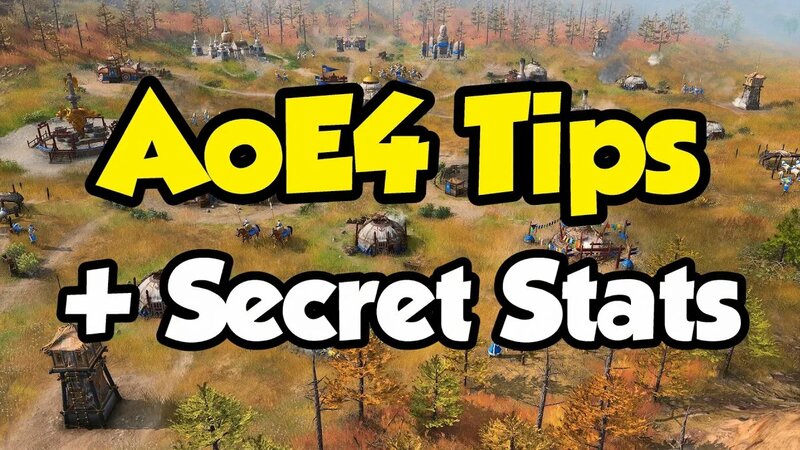 AoE4 - Beginner tips and secret stats