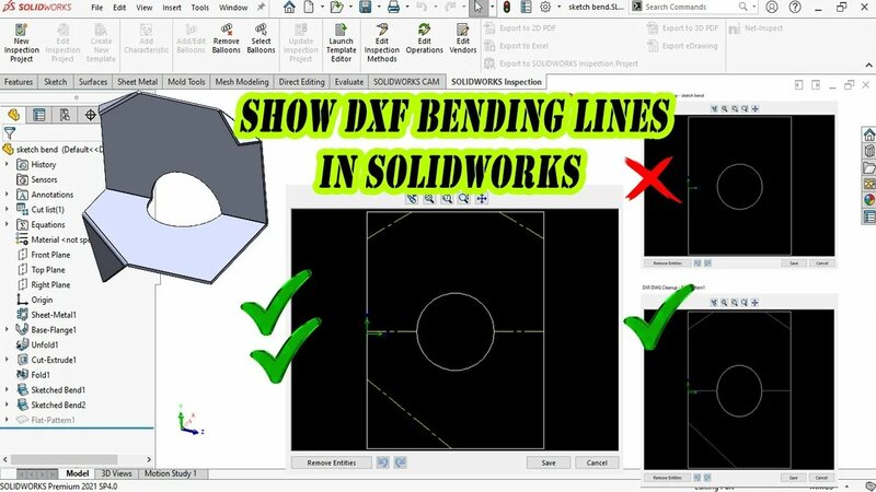 Show DXF Bending lines in Solidworks - Yandex Video aramada çevrimiçi izle