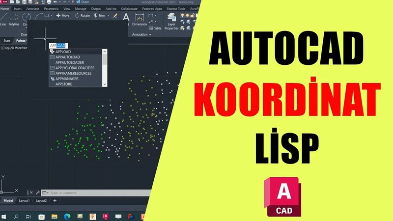 Autocad Koordinat Yazdırma Lisp | Koordinatları Excel'e Aktarma | Autocad Lispleri - Yandex ...