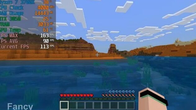 Minecraft - RTX 3050 (8GB) FPS Test (Fancy Settings) - Смотреть онлайн ...