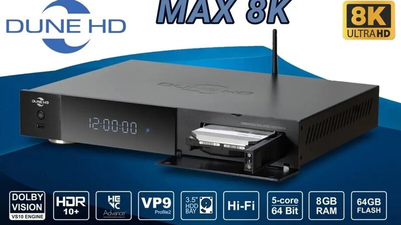 Dune HD Max 8K. Распаковка и первое включение — Видео от Григорий ...