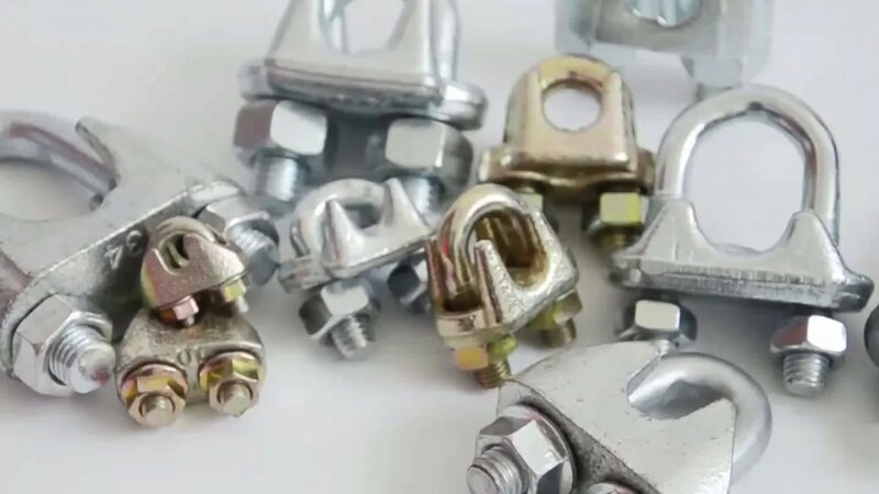 Hot-dip galvanized steel rope clamp fitting rigging hardware clamp ...