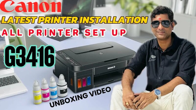 Canon Pixma G3416 Latest Printer Installation |All Printer Set Up ...