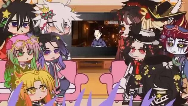Hashiras & Uppermoons + Muzan react to funny animations! // KNY // Pt 3 ...