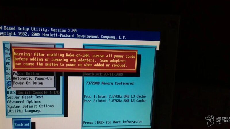 ROM-Based Setup Utility, Version 3.00, HP ProLiant - Yandex Video ...