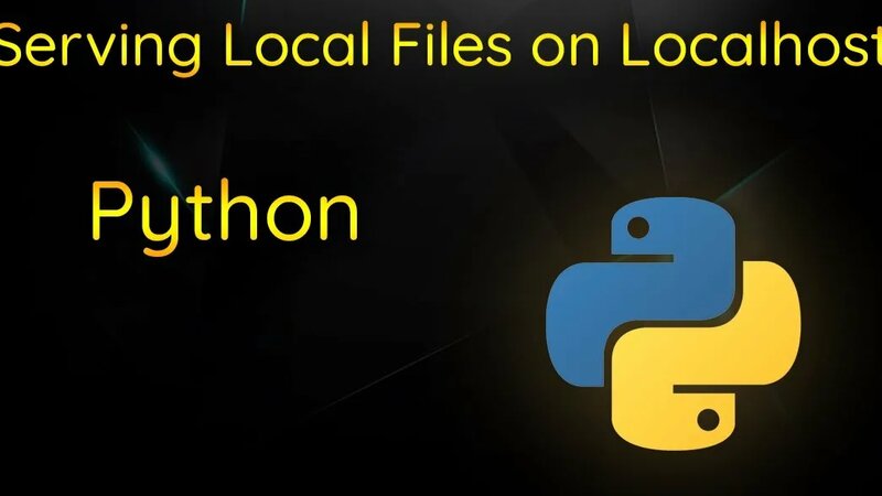 Serving Local Files On A Localhost Web Server Using Python - Yandex ...