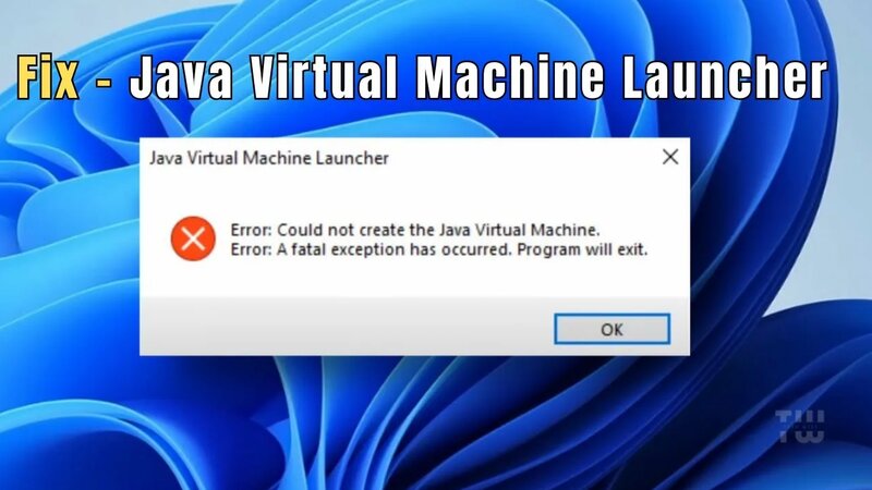 Fix "Could Not Create the Java Virtual Machine" Error in Windows ...