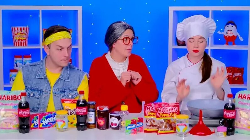 Мой кулинарный челлендж против бабушки / кухонная война BaRaDa ...