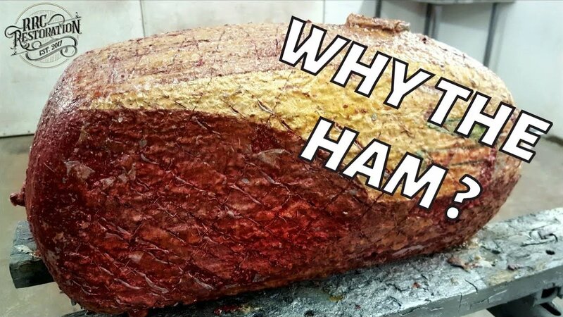 52 Year Old Glazed Ham Restoration..... Oh Wait, Maybe Its a Fuel Tank ...