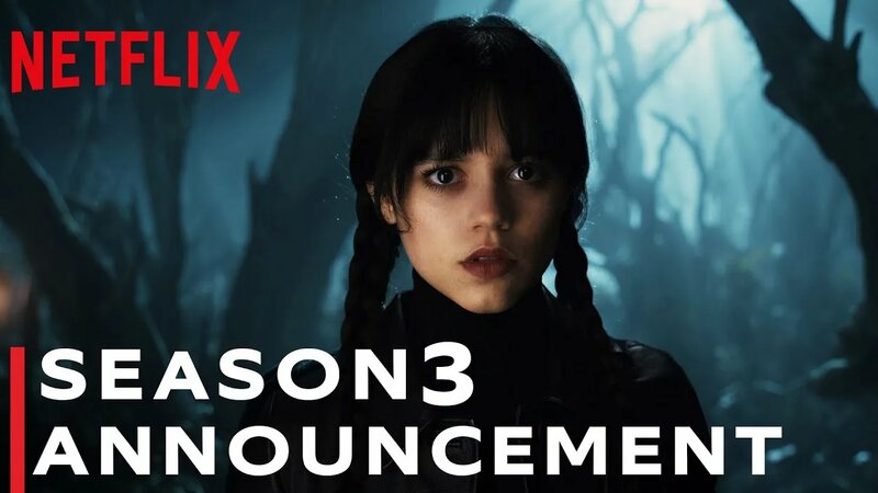 Wednesday Addams | Season 3 Announcement | Netflix - Смотреть онлайн в ...