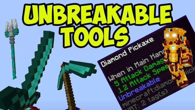 Minecraft How to get Unbreakable Tools (commands) (3 WAYS) - Смотреть ...