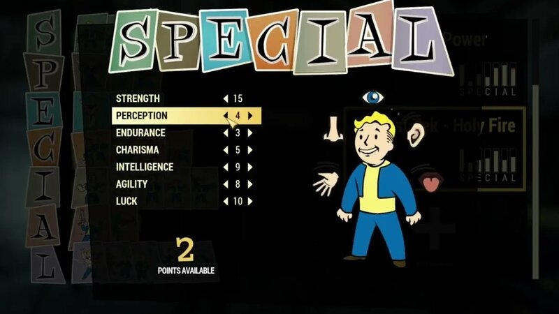 How to Change Special Points in Fallout 76 - Yandex Video aramada ...