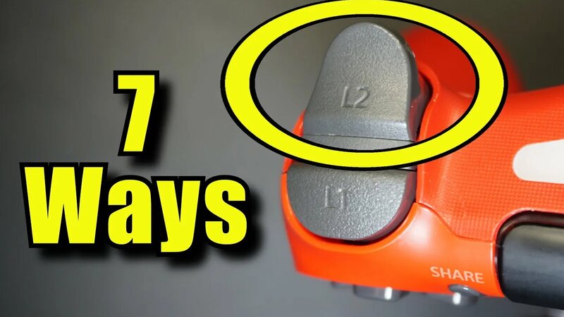 7 Ways to Fix R2/L2 Trigger Button on DualShock 4 PS4 Controller (stuck ...