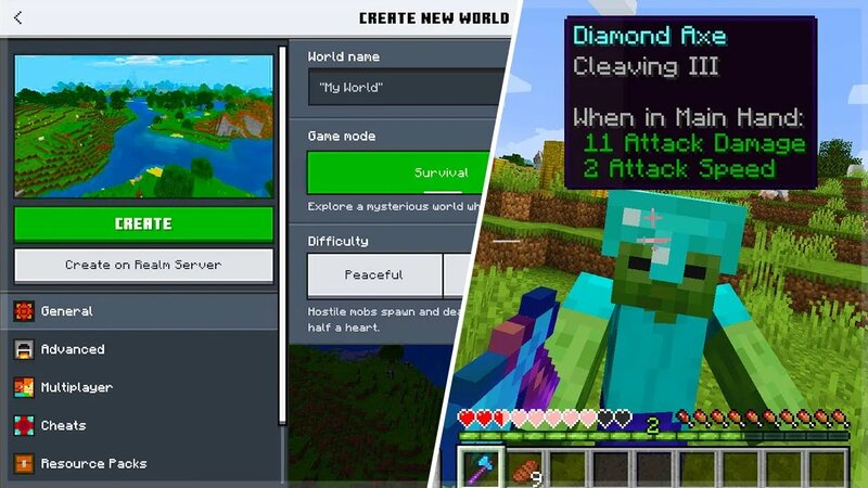 NEW Combat Update Happening & NEW Minecraft Bedrock UI Leaked ...