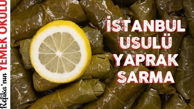 İstanbul Usulü Mükemmel Zeytinyağlı Yaprak Sarma Tarifi | Kolay ve ...