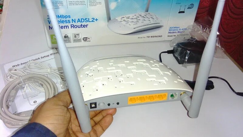 Unboxing TP Link 300 Mbps Wireless N ADSL 2+ Router (TD-W8961nd ...