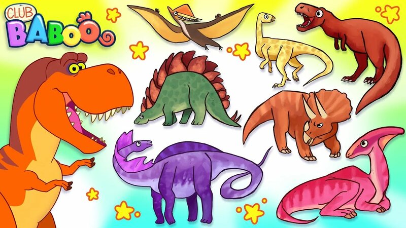 Club Baboo Dinosaurs | LONG 3 HOUR Video | Watch and Learn Dinosaur ...