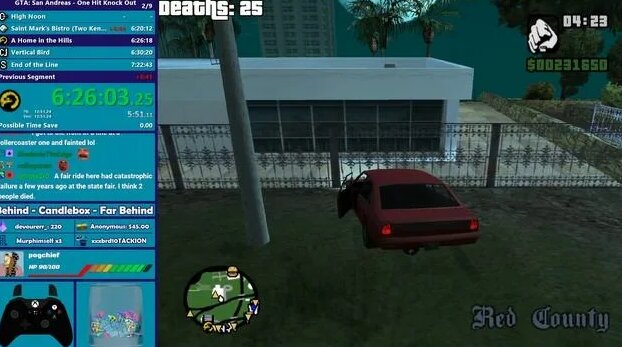 GTA San Andreas One HP OHKO Speedrun Part 3 - Hugo_One Twitch Stream ...