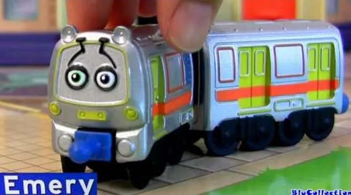 Видео Chuggington Emery with Hoot and Toot diecast talking trains toys ...