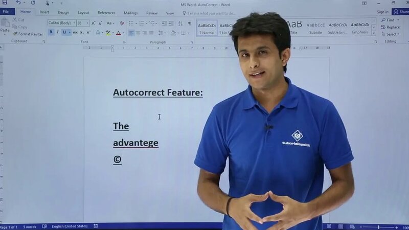 MS Word - Auto Correct Features - Yandex Video aramada çevrimiçi izle