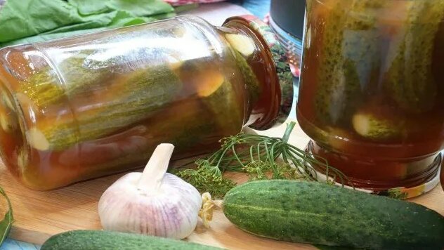 Вкусные И Хрустящие Маринованные Огурчики с Кетчупом Чили. Простой И ...