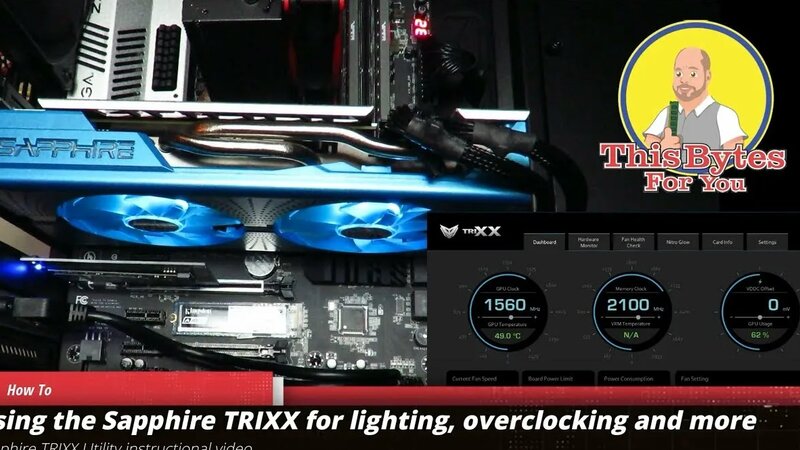 Adjusting LED lighting on the Sapphire Radeon Nitro+ RX 590 8GB OC ...