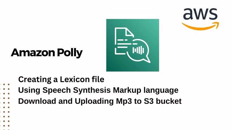 Amazon Polly (AWS Polly) - Text To Speech | Lexicons | SSML - Смотреть онлайн в поиске Яндекса ...