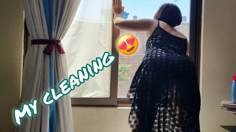 [4k] cleaning transparent windows 🪟 in dress |clean with me - Смотреть ...