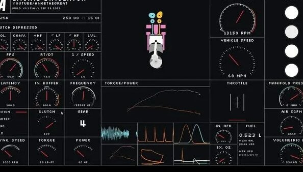 Kawasaki Zx25r - Engine Simulator - 250cc Inline 4 - 18,000 RPM ...