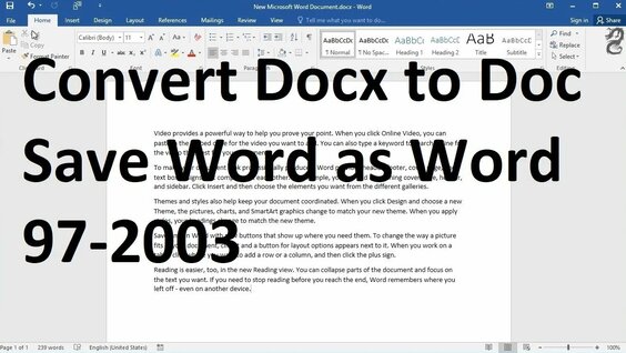how to convert docx to doc: 129 video Yandex'te bulundu