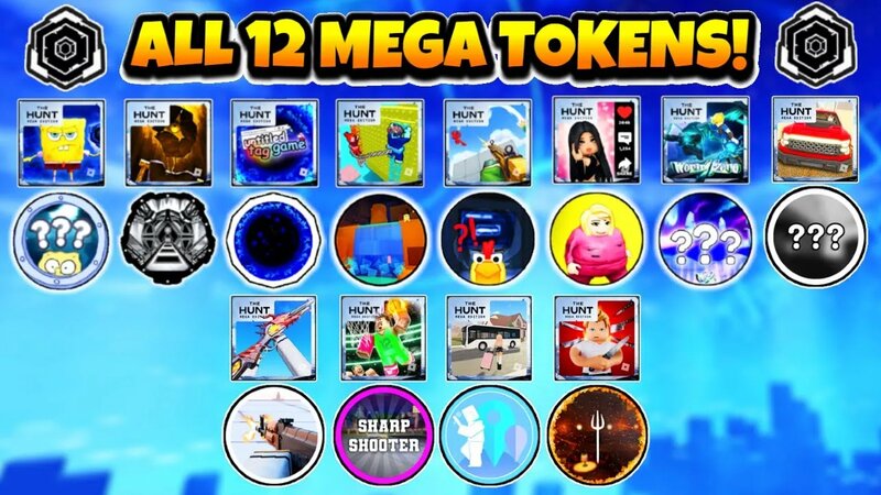 How To Get ALL 12 MEGA Tokens in The Hunt: Mega Edition (Badges) [Event ...