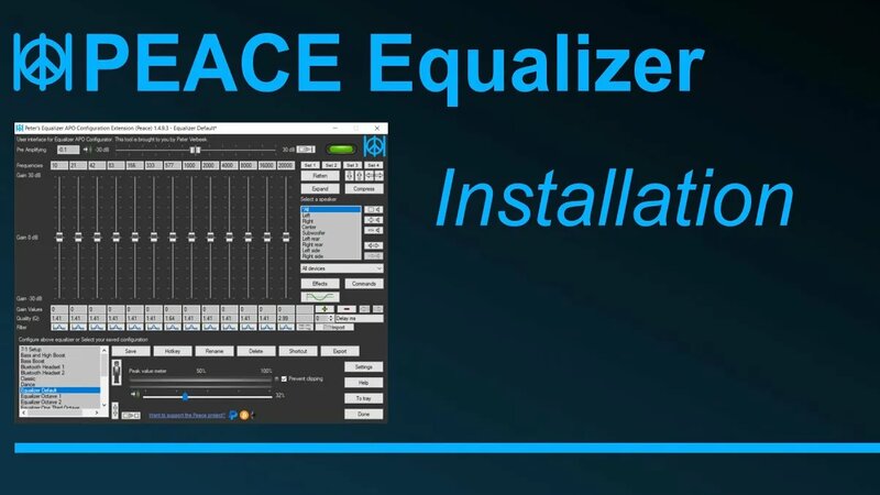Peace Equalizer - Tutorial 1 Installing Peace - Смотреть онлайн в ...